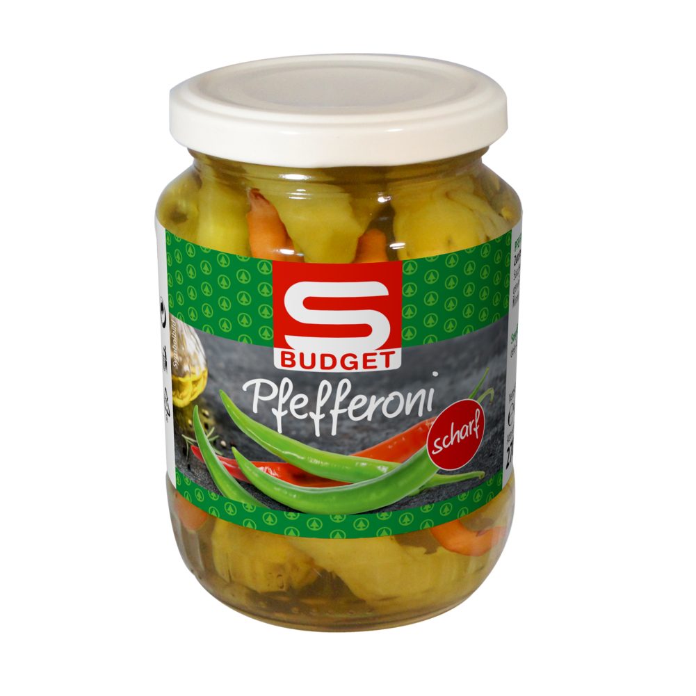 S-BUDGET Pfefferoni scharf 600 G online kaufen | INTERSPAR
