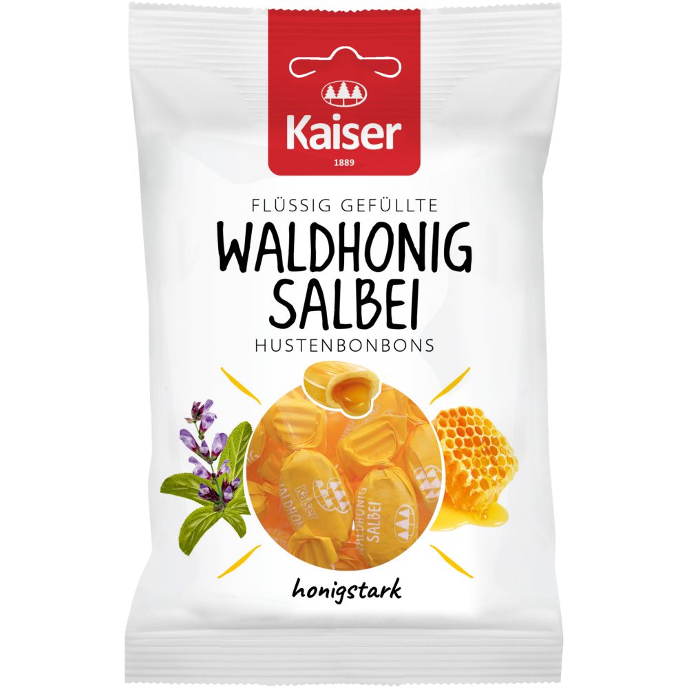 Kaiser Hustenbonbons Waldhonig Salbei 90 G online kaufen | INTERSPAR