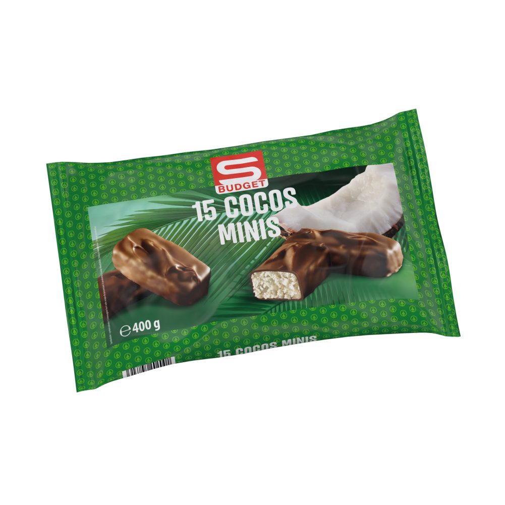S-BUDGET 15 Cococs Minis 400g (= 15 Stück) 400 G online kaufen | INTERSPAR