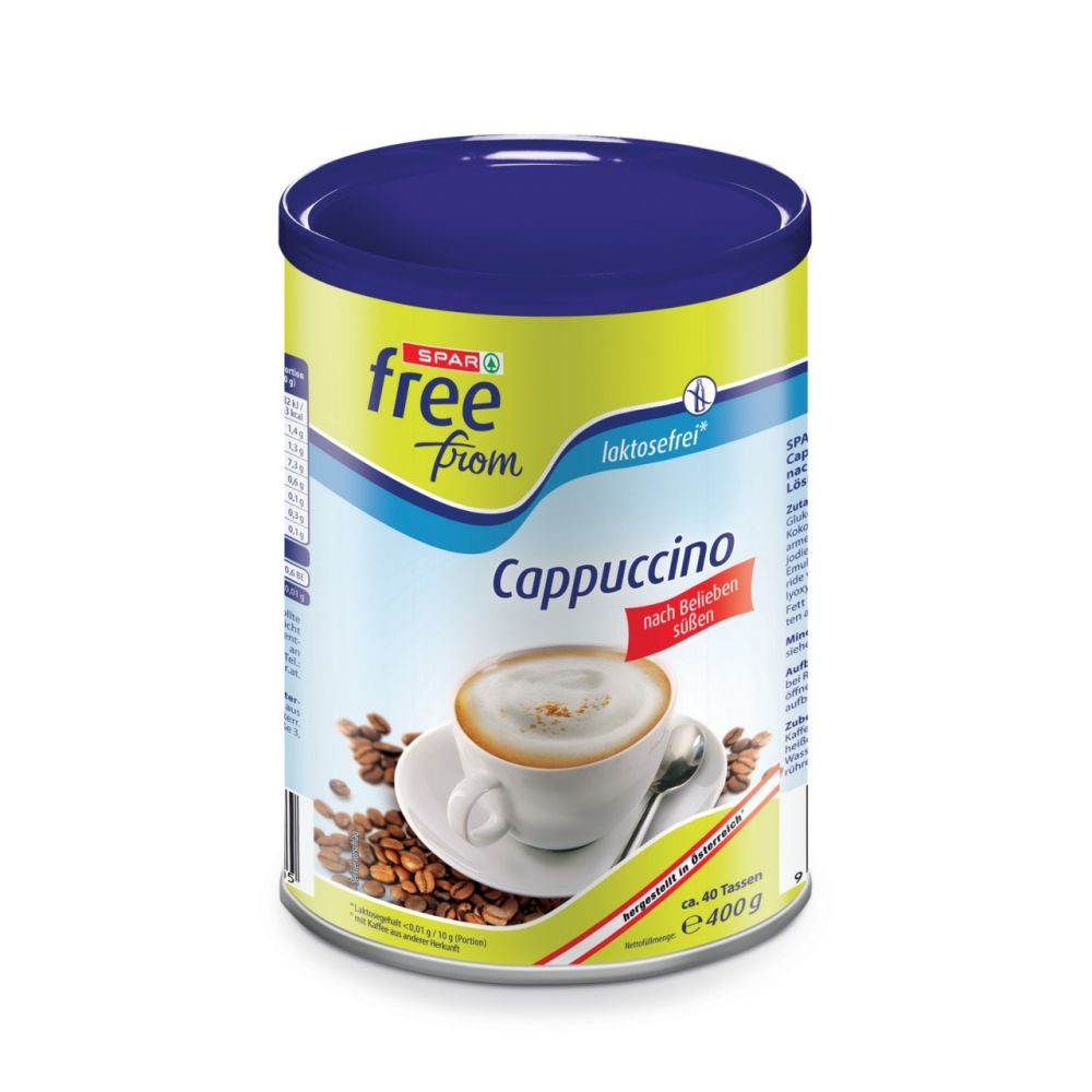 SPAR free from Cappuccino ca. 40 Tassen 400 G online kaufen | INTERSPAR