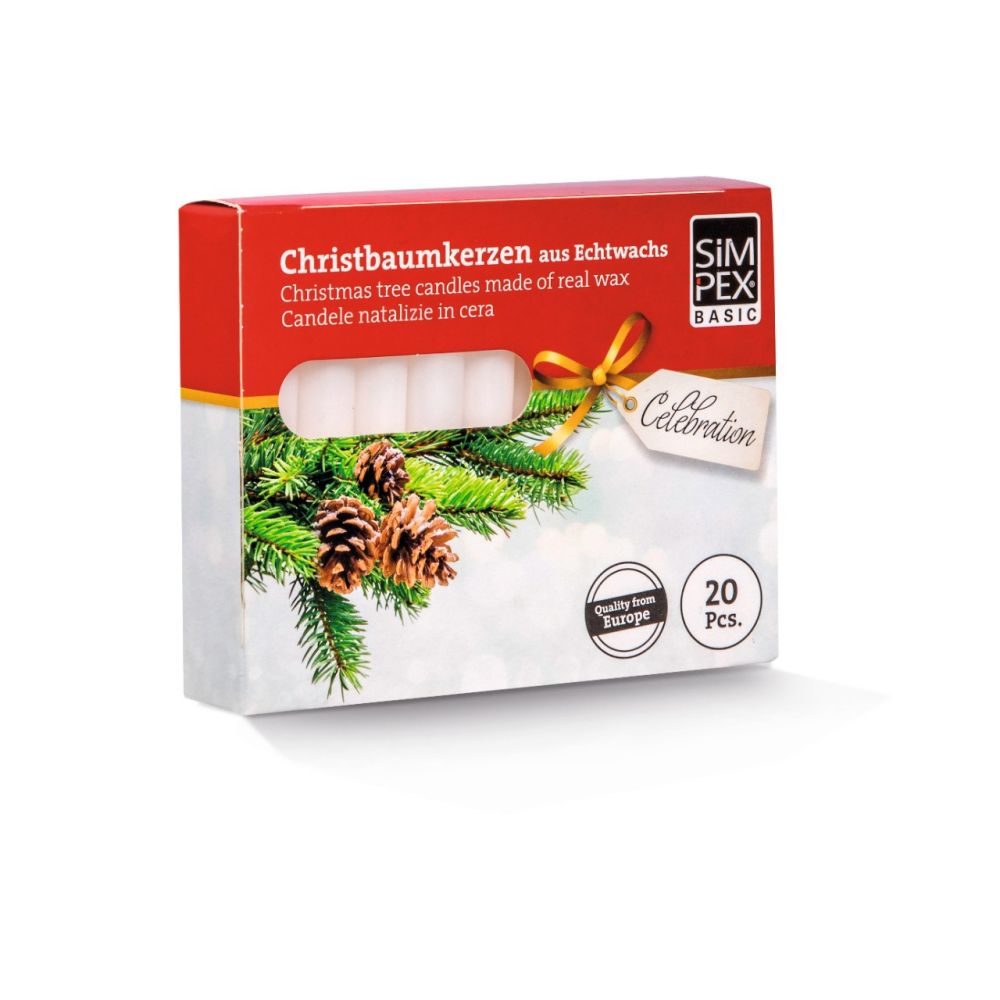 SIMPEX BASIC Celebration Baumkerzen 20er Bordeaux online kaufen | INTERSPAR