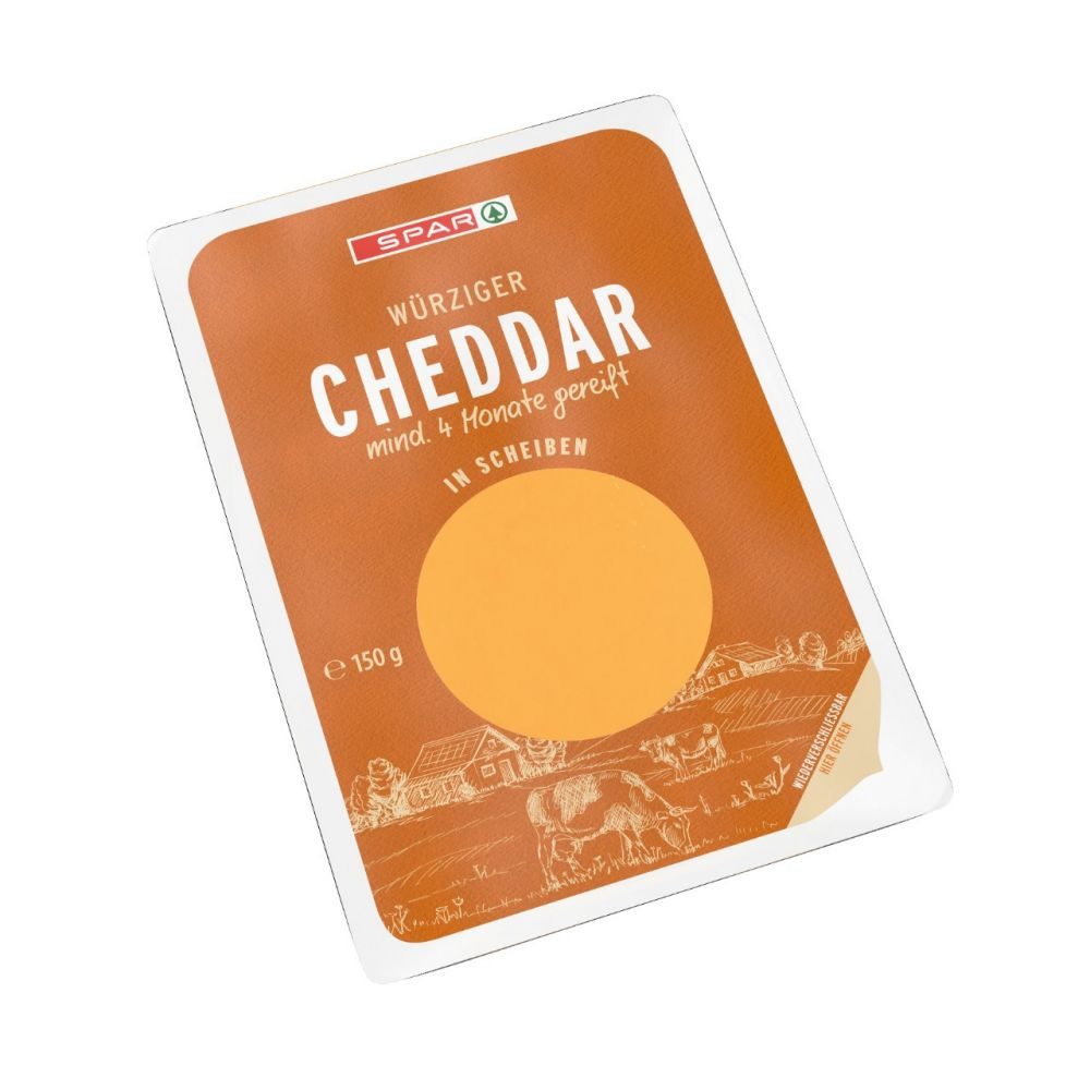SPAR Cheddar in Scheiben 150 G online kaufen | INTERSPAR