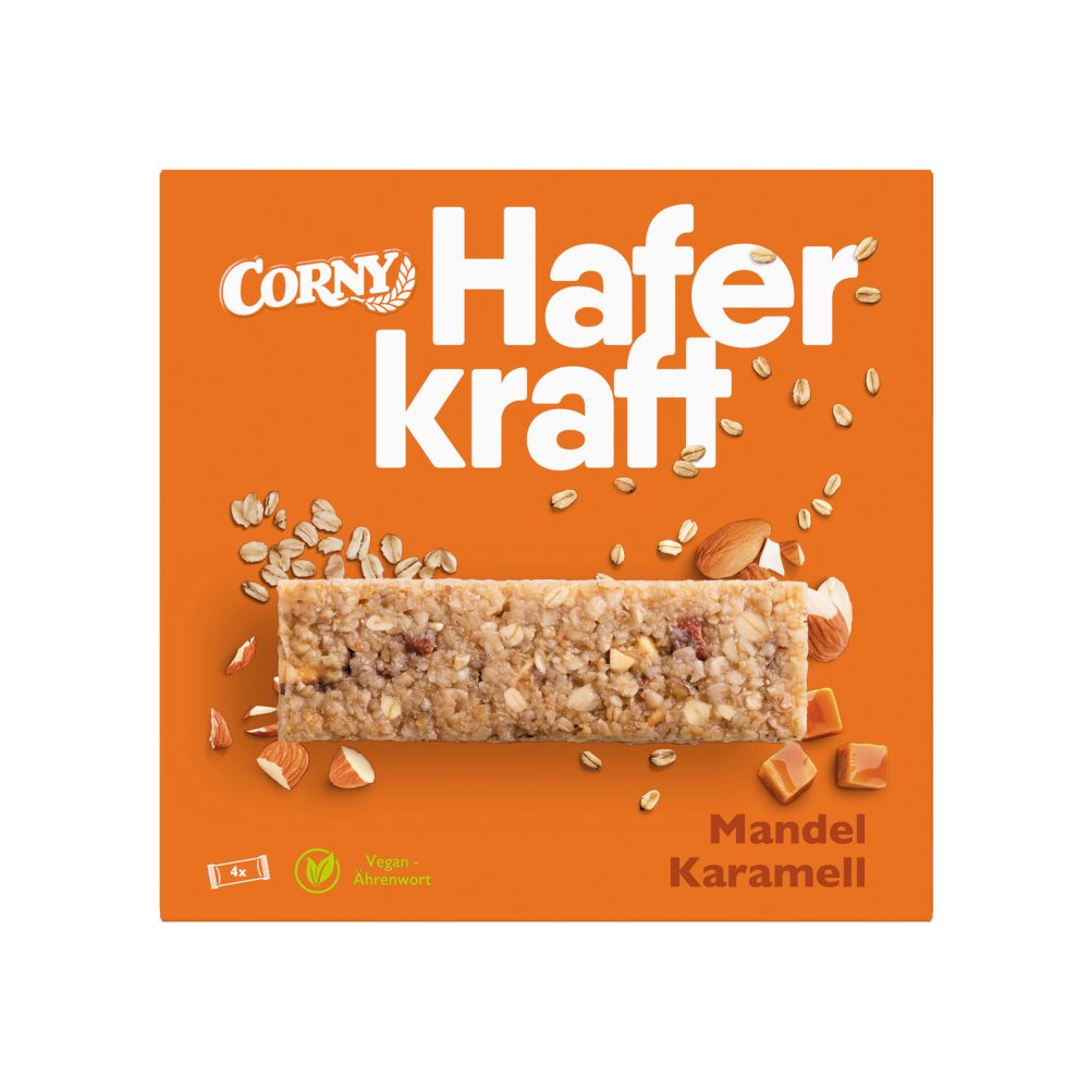 Corny Haferkraft Hafer-Riegel Mandel-Karamell 4x35g 140 G online kaufen ...