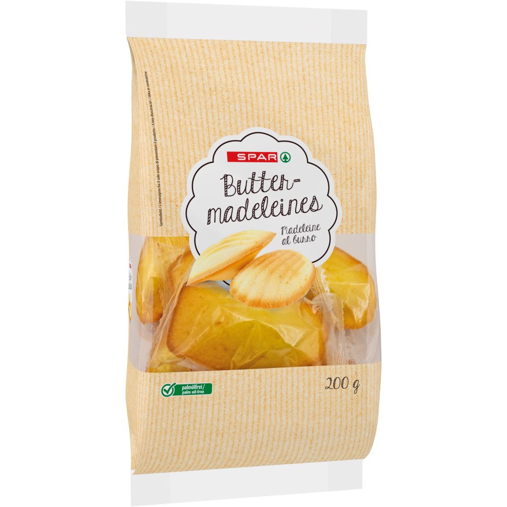 SPAR Butter-Madeleines 8 Stück 200 G online kaufen | INTERSPAR