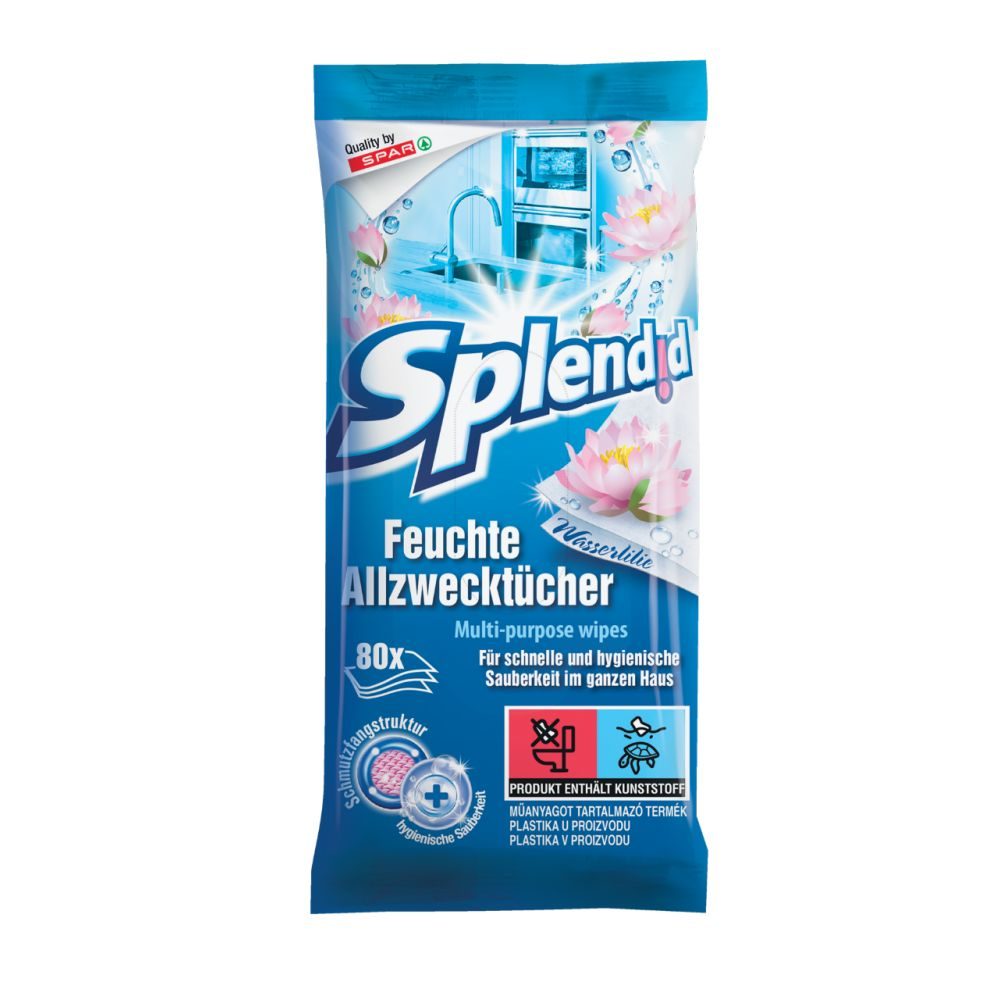 Splendid Feuchte Allzwecktücher Wasserlilie 80 Stück online kaufen ...