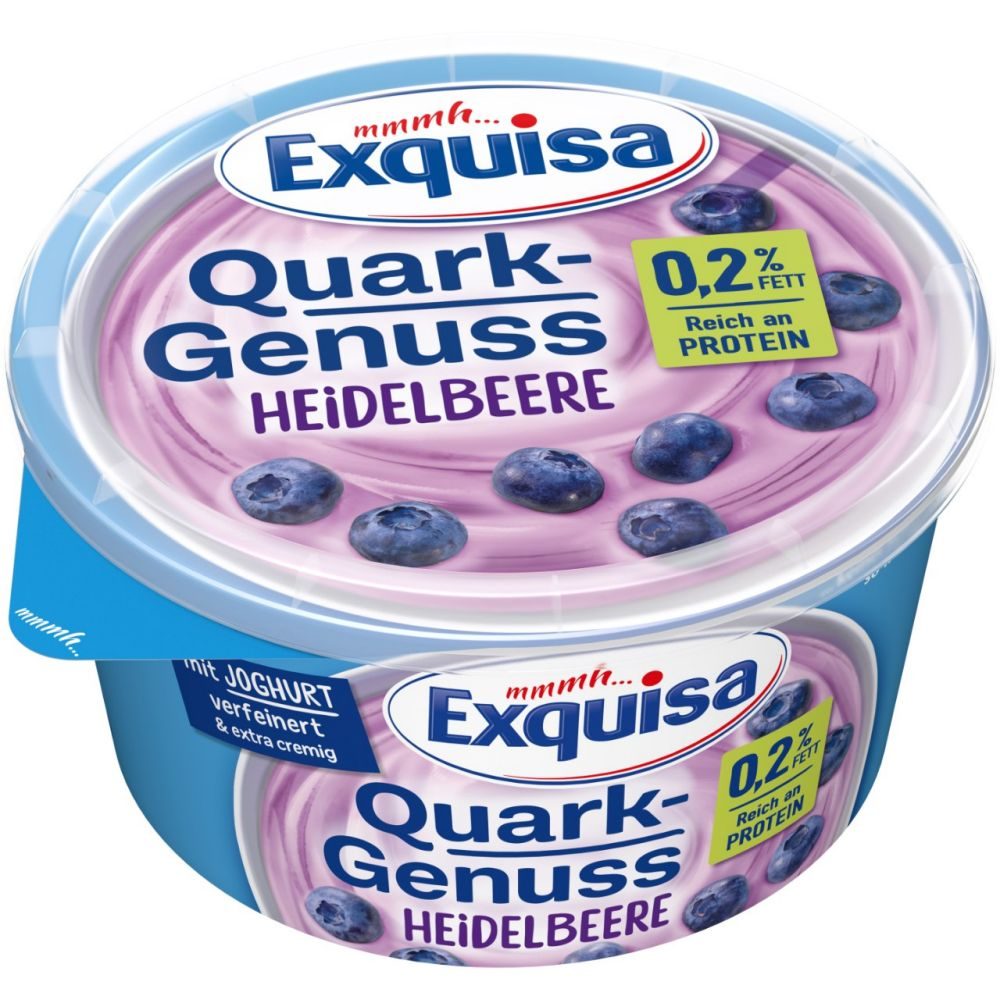 Exquisa Quark Genuss Heidelbeer 500 G online kaufen | INTERSPAR