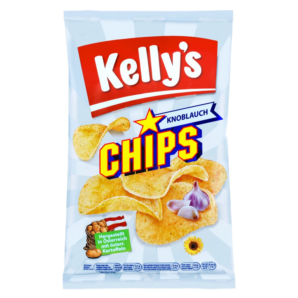 Kelly's Chips Knoblauch 150 G online kaufen | INTERSPAR