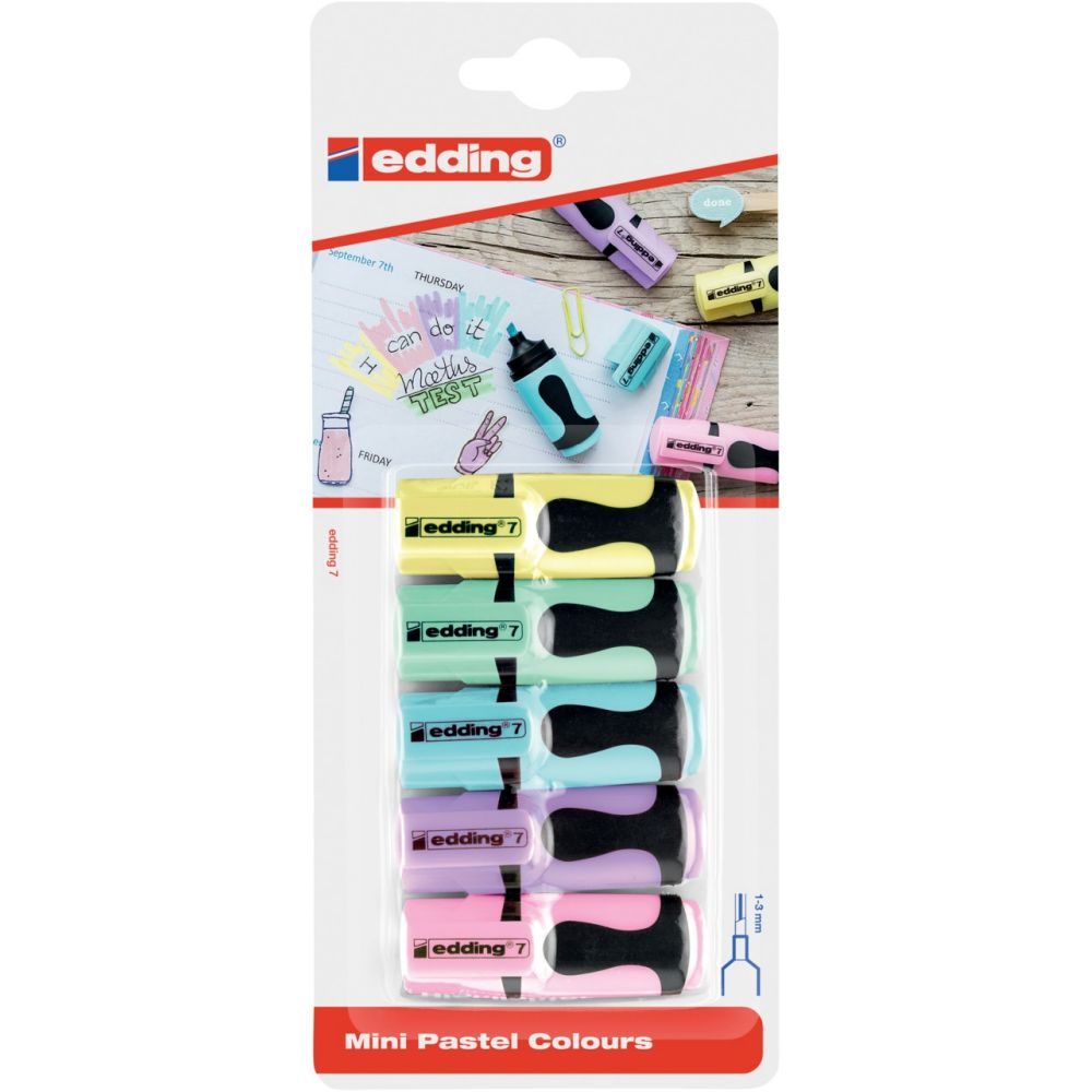 Edding Textmarker Mini pastell 5 Stück online kaufen | INTERSPAR