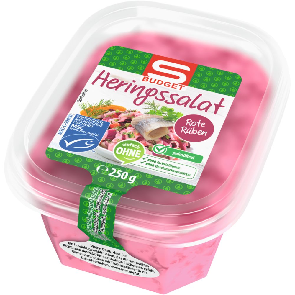 S-BUDGET Heringsalat Rote Rübe 250 G online kaufen | INTERSPAR