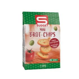 S-BUDGET Mini Brot-Chips Tomate-Olive-Oregano 250 G online kaufen ...