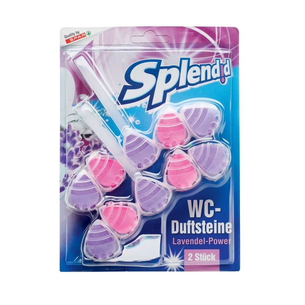 Splendid WC-Duftsteine Lavendel-Power 2 Stück online kaufen | INTERSPAR