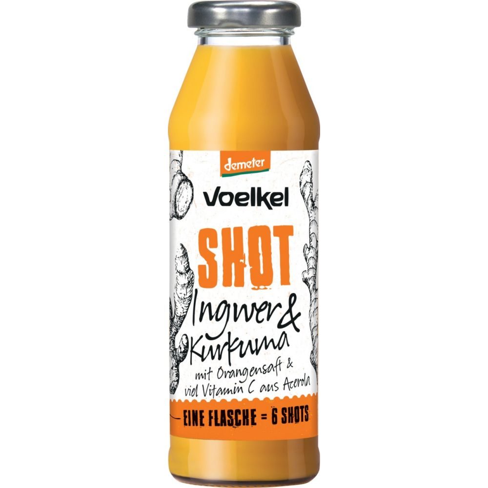 Voelkel Demeter Shot Ingwer & Kurkuma 280 ML EINWEG online kaufen ...