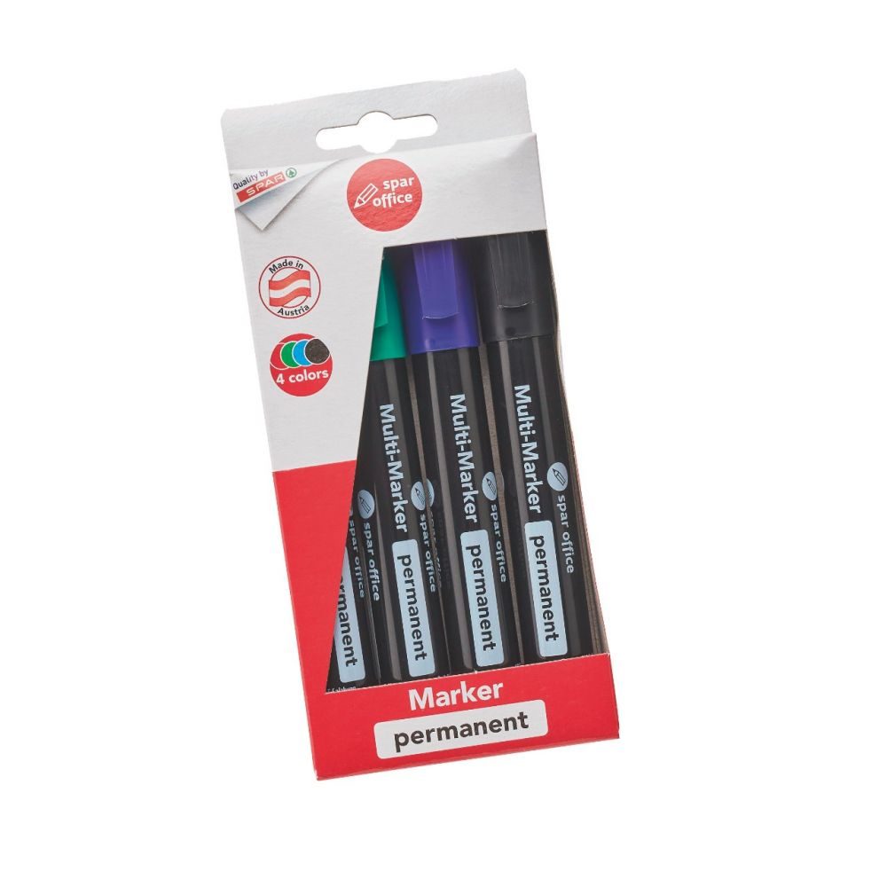 spar office Permanentmarker 4 Farben online kaufen | INTERSPAR