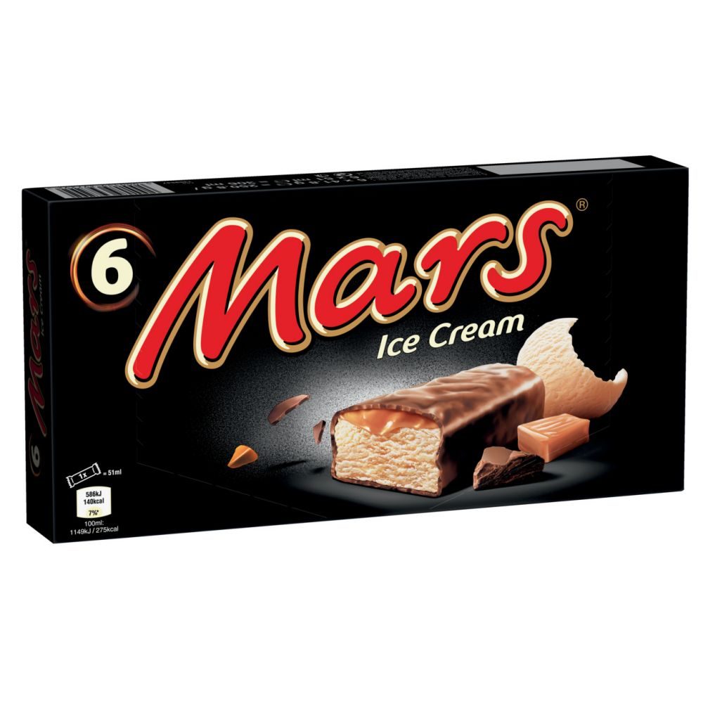 Mars 6 Stück 250 G online kaufen | INTERSPAR
