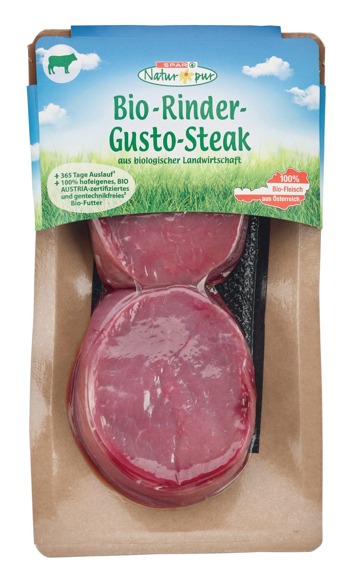 SPAR Natur*pur Bio-Rinder-Gusto-Steak per KG | SPAR Produktwelt
