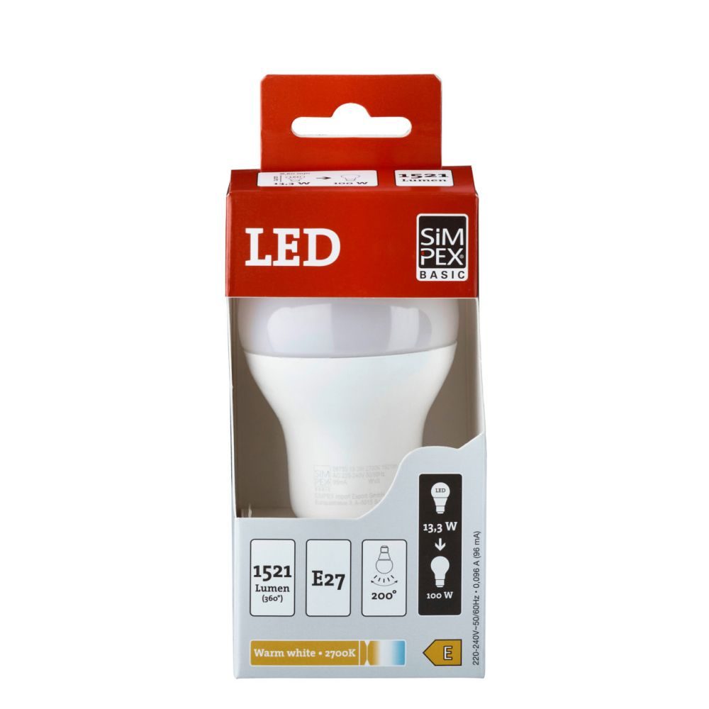 SIMPEX BASIC LED Lampe Classic Birne E27 100W matt online kaufen ...