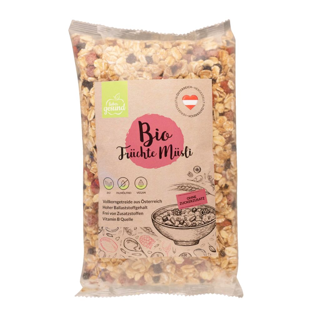 Lieber Gesund Bio-Müsli Früchte 400G 400 G online kaufen | INTERSPAR