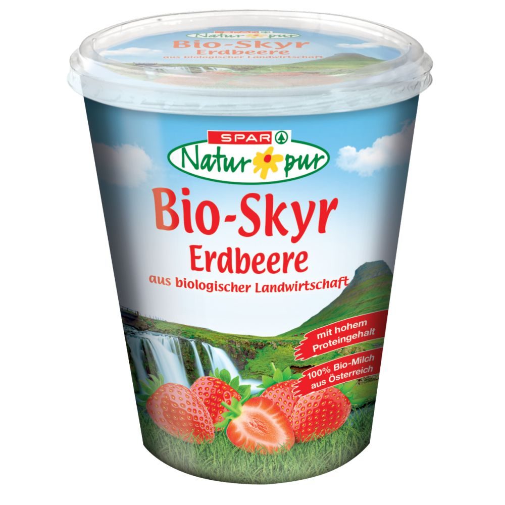 SPAR Natur*pur Bio-Skyr Erdbeere 400 G online kaufen | INTERSPAR