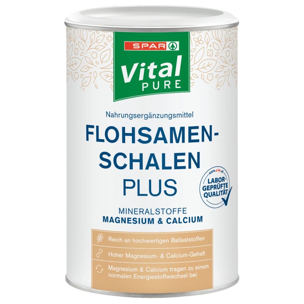 SPAR Vital PURE Flohsamenschalen Plus Magnesium & Calcium 350 G online ...
