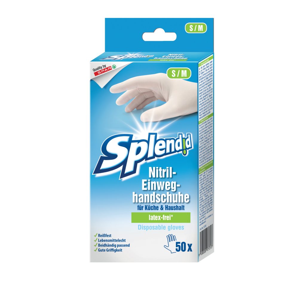 Splendid Einweghandschuhe S/M - Weiß 50 Stück online kaufen | INTERSPAR