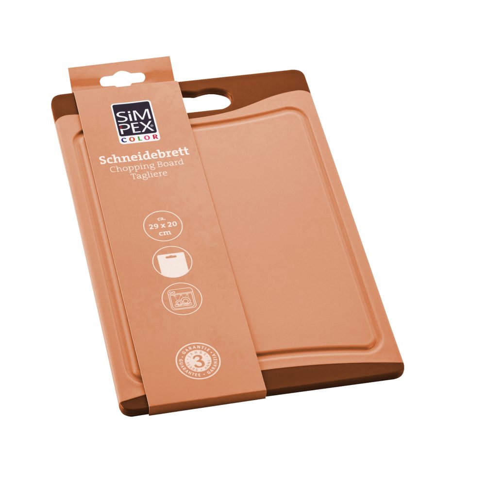 SIMPEX Color Schneidbrett 29x20 cm grapefruit online kaufen | INTERSPAR