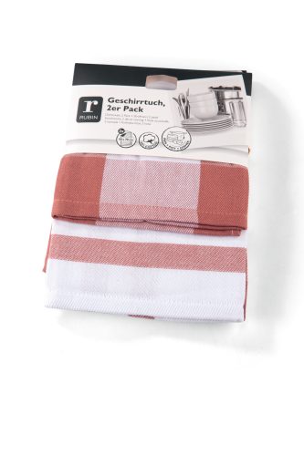 RUBIN Geschirrtuch BIO Baumwolle ros 2er Pack | SPAR Produktwelt