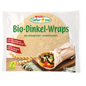 SPAR Natur*pur Bio-Dinkel-Wraps 3 Stück 225 G online kaufen | INTERSPAR