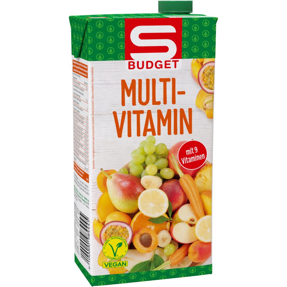 S-BUDGET 100% Multivitamin 1 L EINWEG online kaufen | INTERSPAR