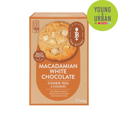 The Bitery Cookie Teig Macadamian White Chocolate 360 G online kaufen ...