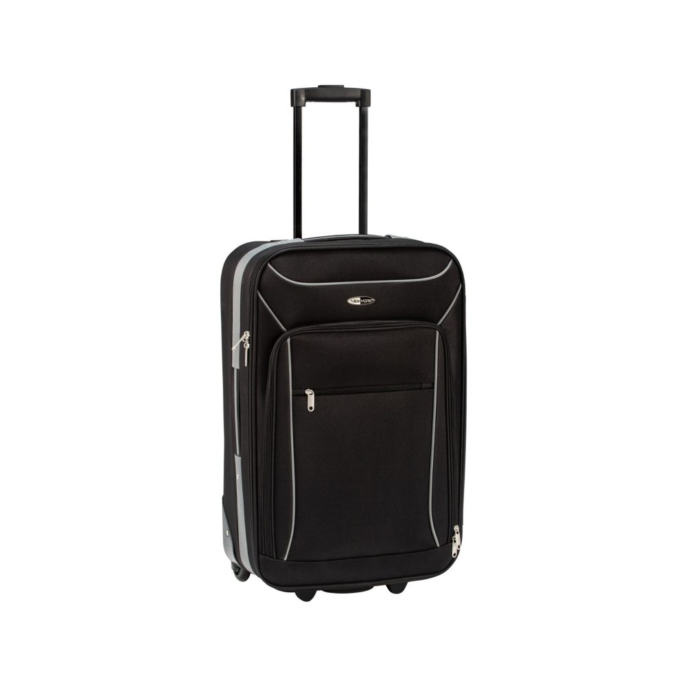 NEW YORK Comfort Poly Trolley Schwarz Grau 51cm online kaufen | INTERSPAR
