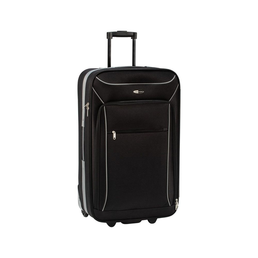 NEW YORK Comfort Poly Trolley Schwarz Grau 71cm online kaufen | INTERSPAR
