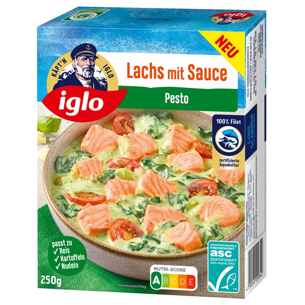 Iglo Käpt'n Iglo Lachs Pesto 250g Packung 250 G online kaufen | INTERSPAR