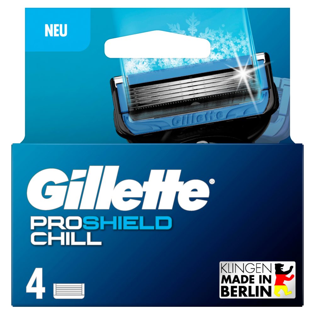 Gillette Ersatzklingen Proshield Chill 4 Stück online kaufen | INTERSPAR