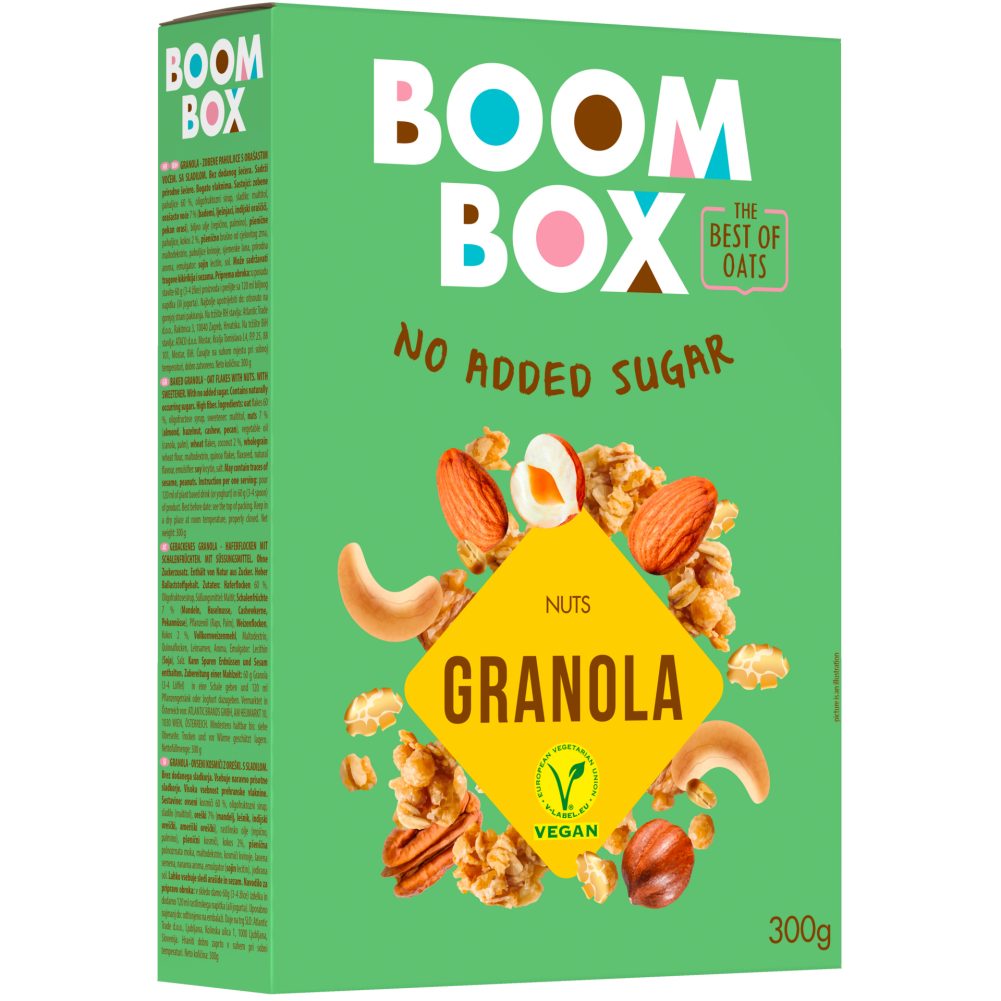 Boom Box Granola Müsli Nüsse 300 G online kaufen | INTERSPAR