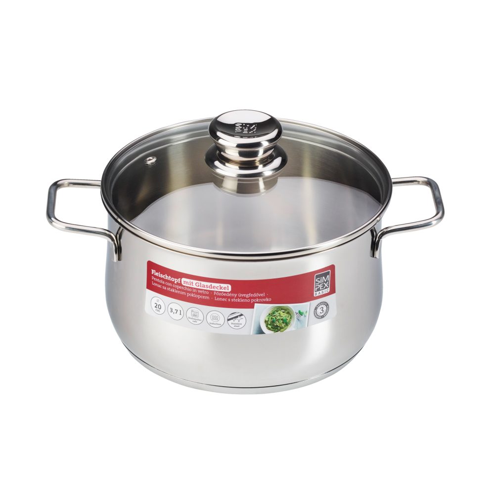 SIMPEX BASIC Fleischtopf 20 cm mit Deckel online kaufen | INTERSPAR