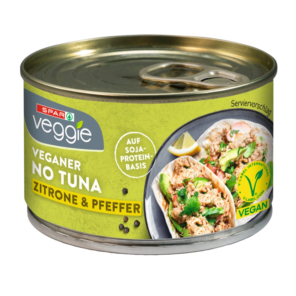 SPAR Veggie Veganer No Tuna Zitrone & Pfeffer 150 G online kaufen ...