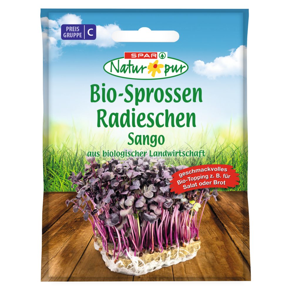 SPAR Natur*pur Saatgut BIO Radieschen Sango Sprossen online kaufen ...