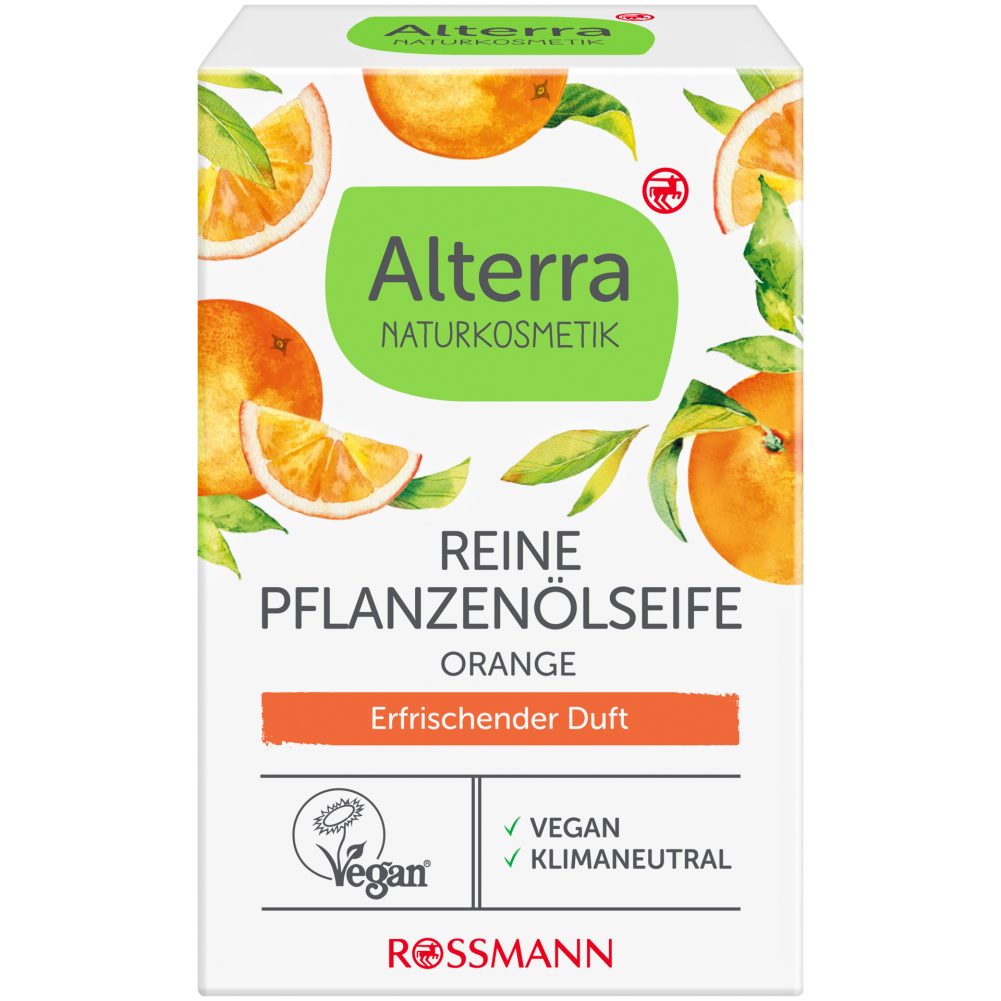 Alterra Reine Pflanzenölseife Orange 100g online kaufen | INTERSPAR