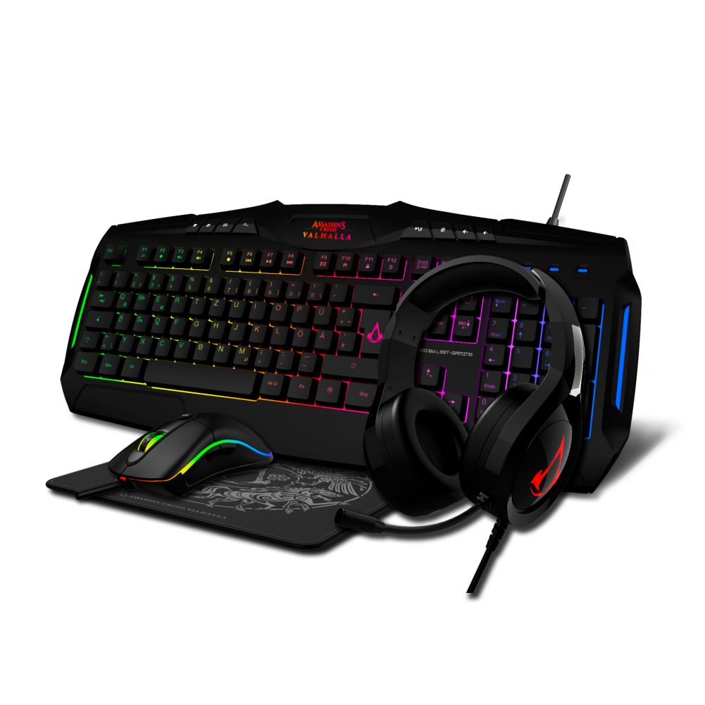 Deltaco Gaming Set 4 in 1 Battlepack Maus, Tastatur, Headset, Pad ...