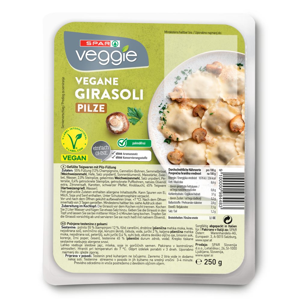 SPAR Veggie Vegane Girasoli Pilze 250 G online kaufen | INTERSPAR