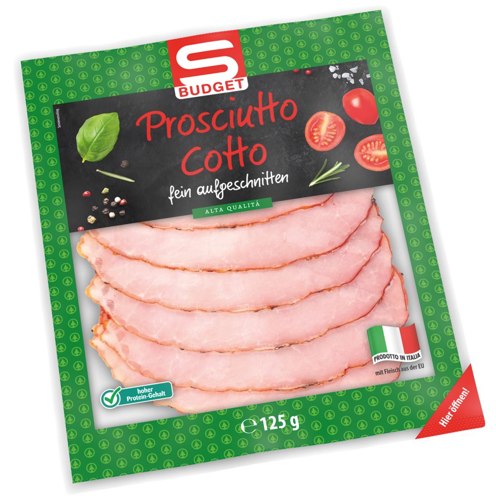 S-BUDGET Prosciutto Cotto Cotto 125 G online kaufen | INTERSPAR