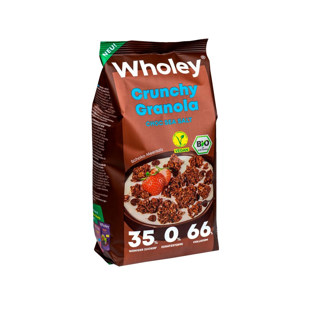 Wholey Bio Crunchy Granola Choc Sea Salt 300 G online kaufen | INTERSPAR