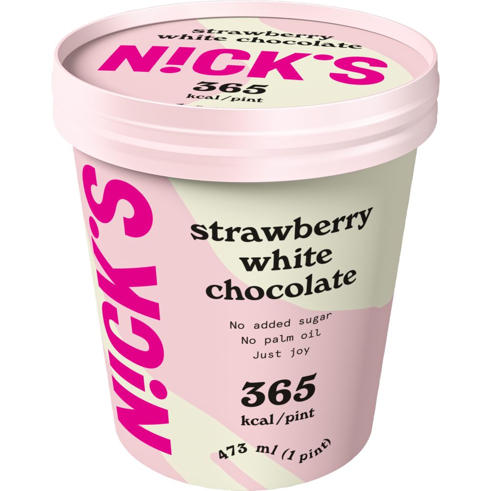 Nick’s Eis Strawberry White Chocolate 473 ML online kaufen | INTERSPAR