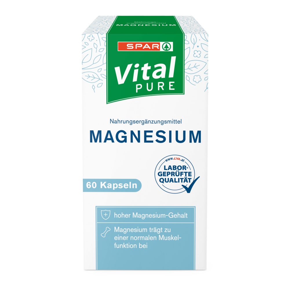 SPAR Vital PURE Magnesium Kapseln 60 Stück 0,047 STK online kaufen ...