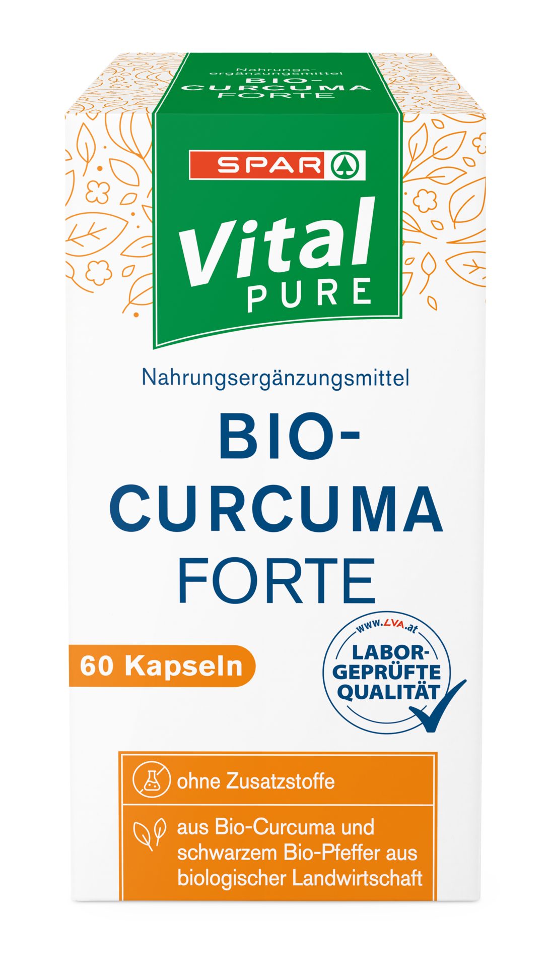 SPAR Vital PURE Bio-Curcuma Forte 60 Kapseln | SPAR Produktwelt