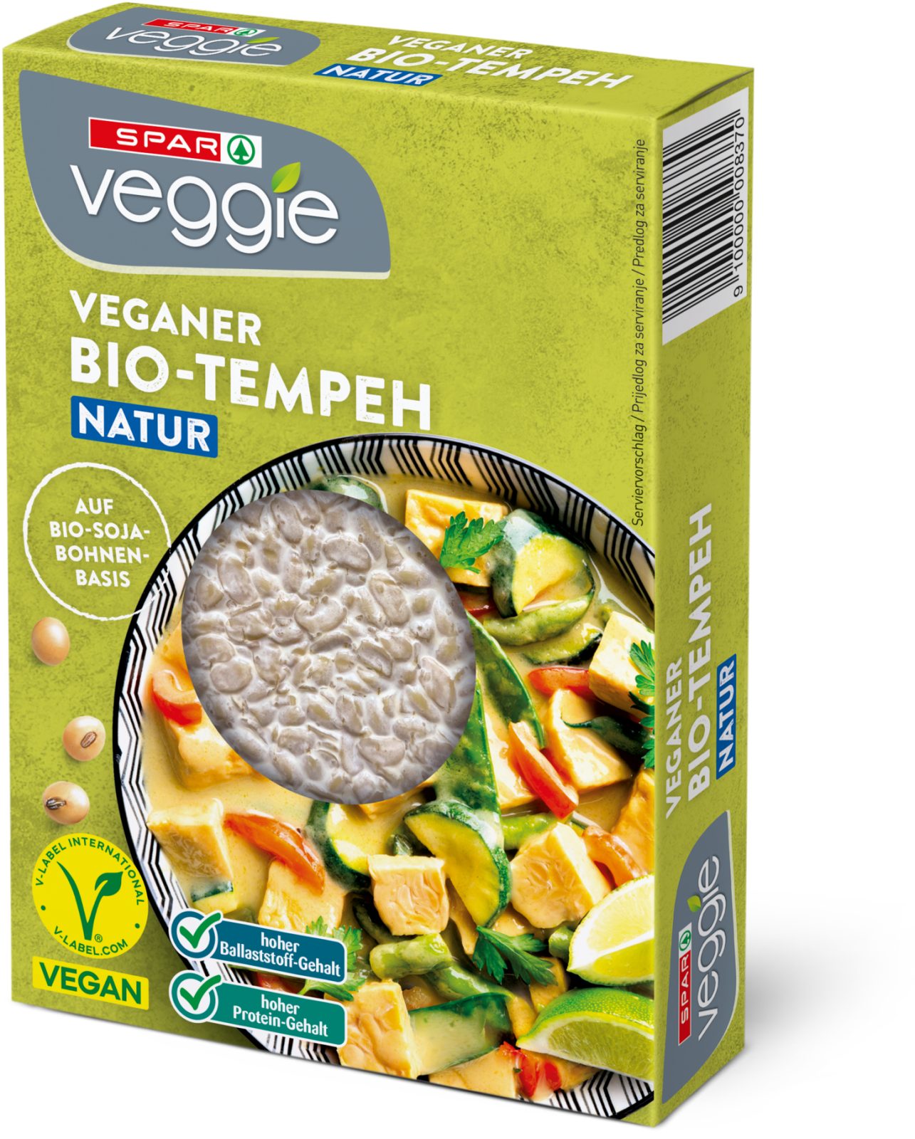 SPAR Veggie veganer Bio-Tempeh natur | SPAR Produktwelt