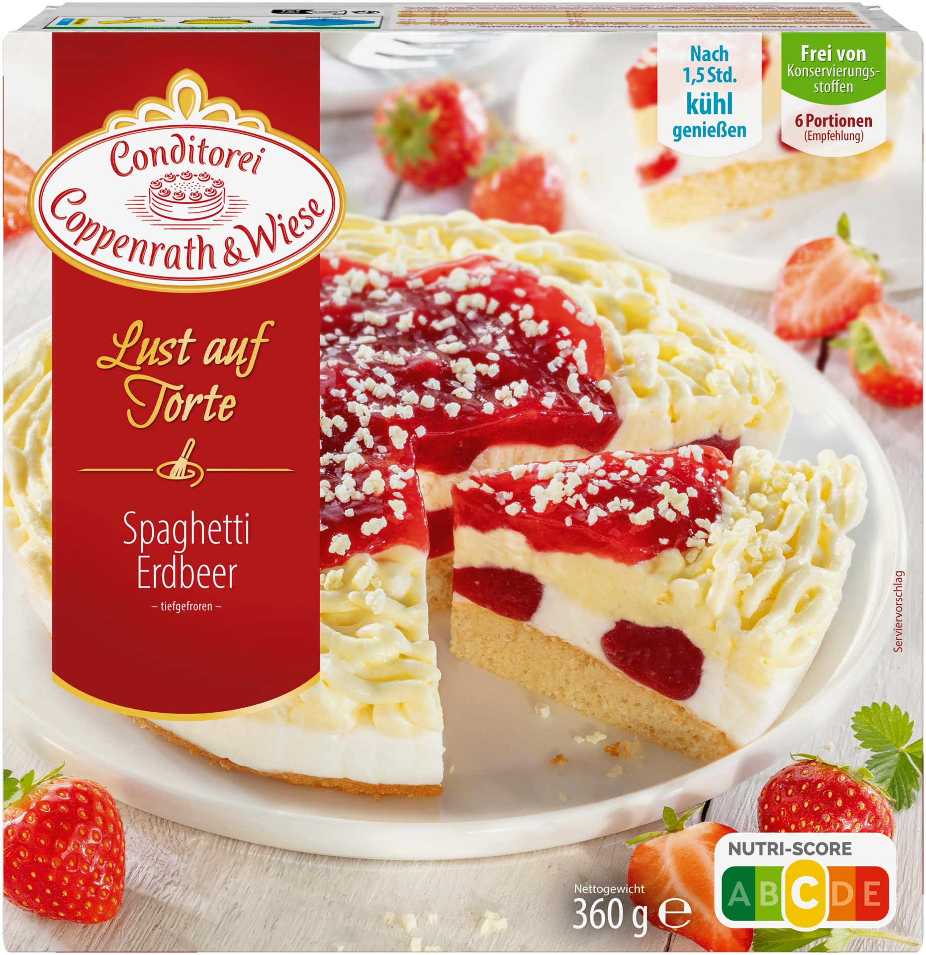 Coppenrath&Wiese Lust auf Torte Spaghetti-Erdbeer-Torte | SPAR Produktwelt