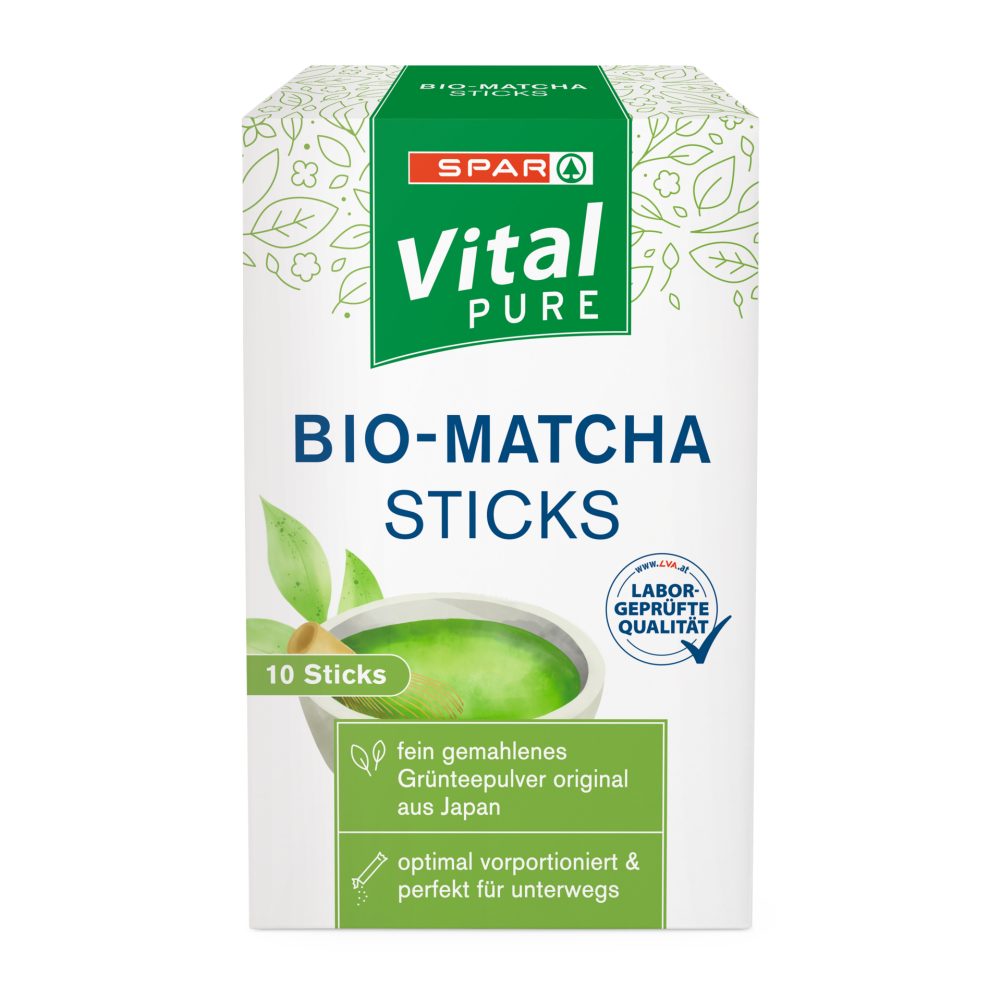 SPAR Vital PURE Bio-Matcha Sticks 10 Stück 15 G online kaufen | INTERSPAR