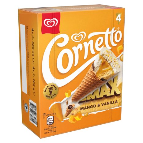 Eskimo Cornetto Max Mango&Vanilla 4 360 ML online kaufen | INTERSPAR