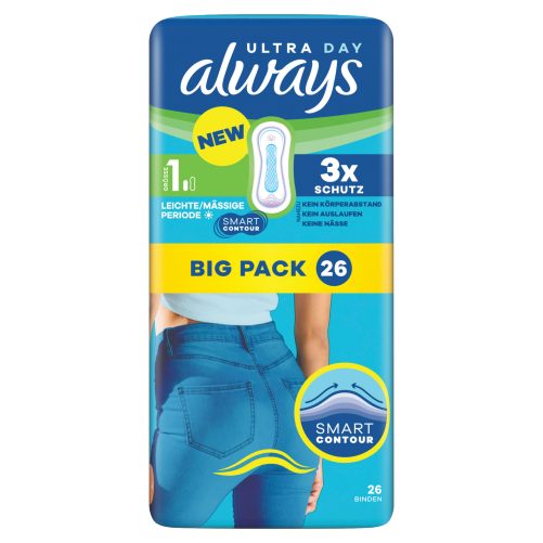Always Ultra Day Binden Normal / Gr. 1 26 Stück | SPAR Produktwelt